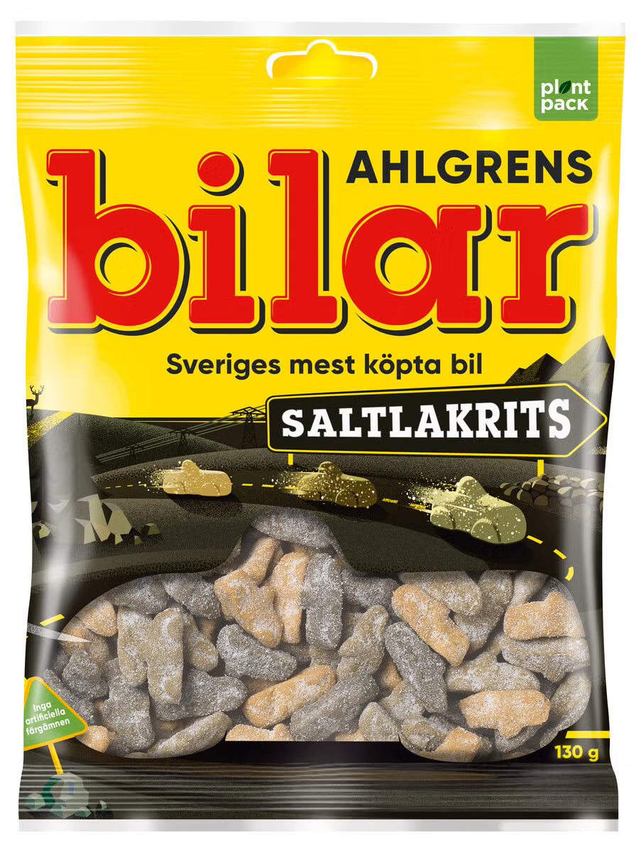 Ahlgrens Bilar Salty Licorice | Scandi Wholesale Candy